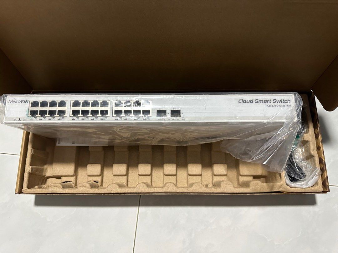 Mikrotik CSS326 24 port managed switch, Computers & Tech, Parts ...