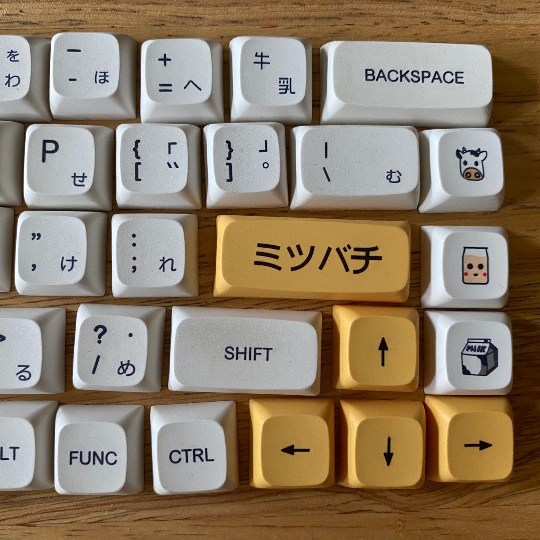 Milk and Honey Japanese XDA Keycaps, Computers & Tech, Parts ...