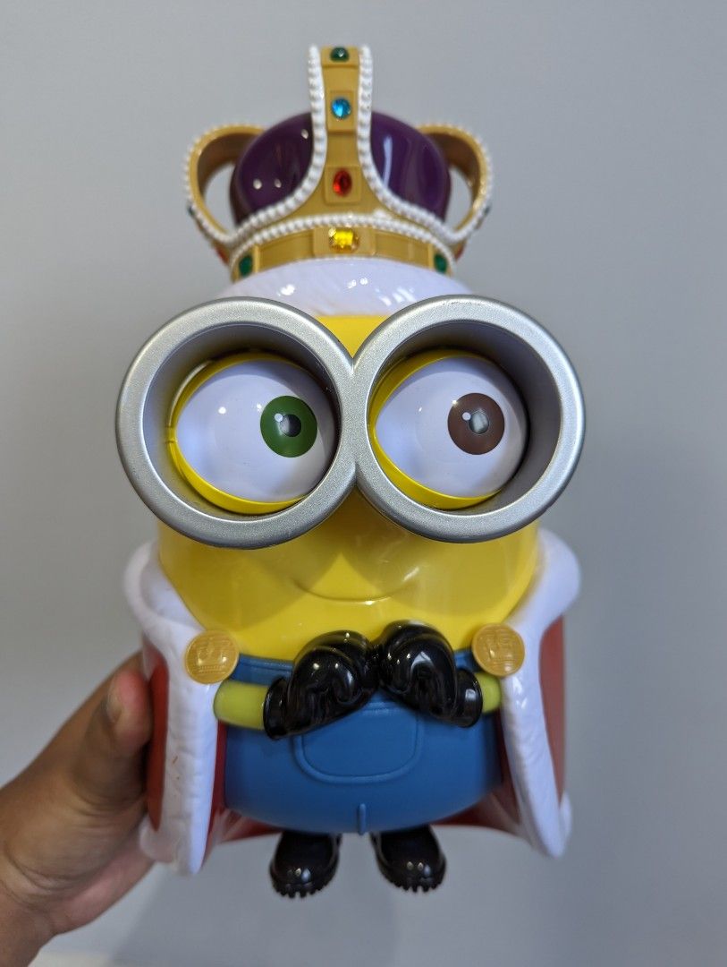 MINION KING BOB POPCORN BUCKET, Hobbies & Toys, Toys & Games on Carousell