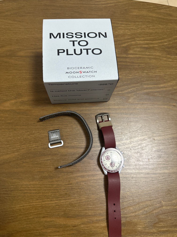 Mission to pluto moon swatch, Luxury, Watches on Carousell
