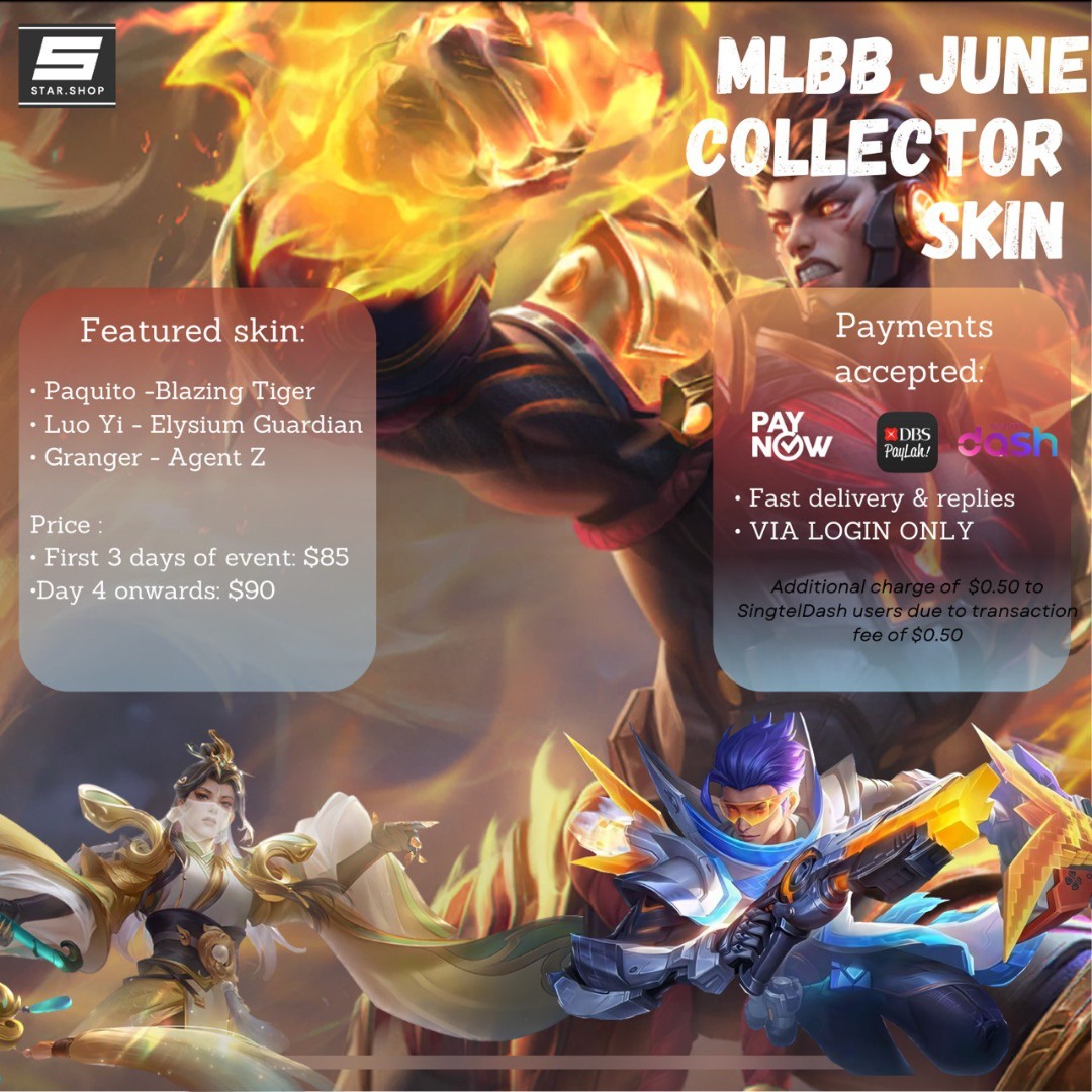 Mobile Legends Collector Skin | MOBILE LEGENDS DIAMONDS | MLBB DIAMONDS ...