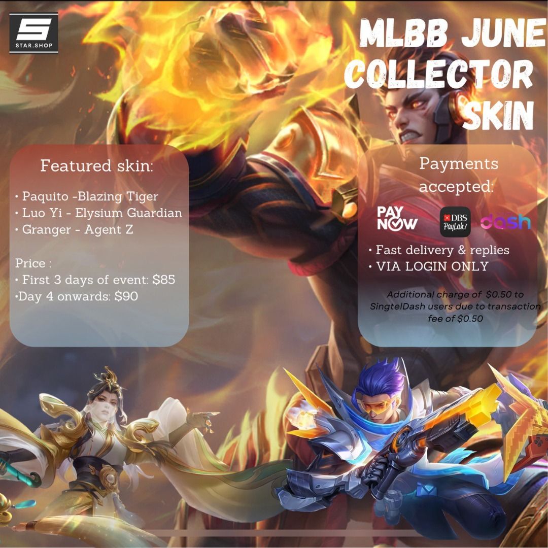 Mobile Legends Collector Skin | MOBILE LEGENDS DIAMONDS | MLBB DIAMONDS ...