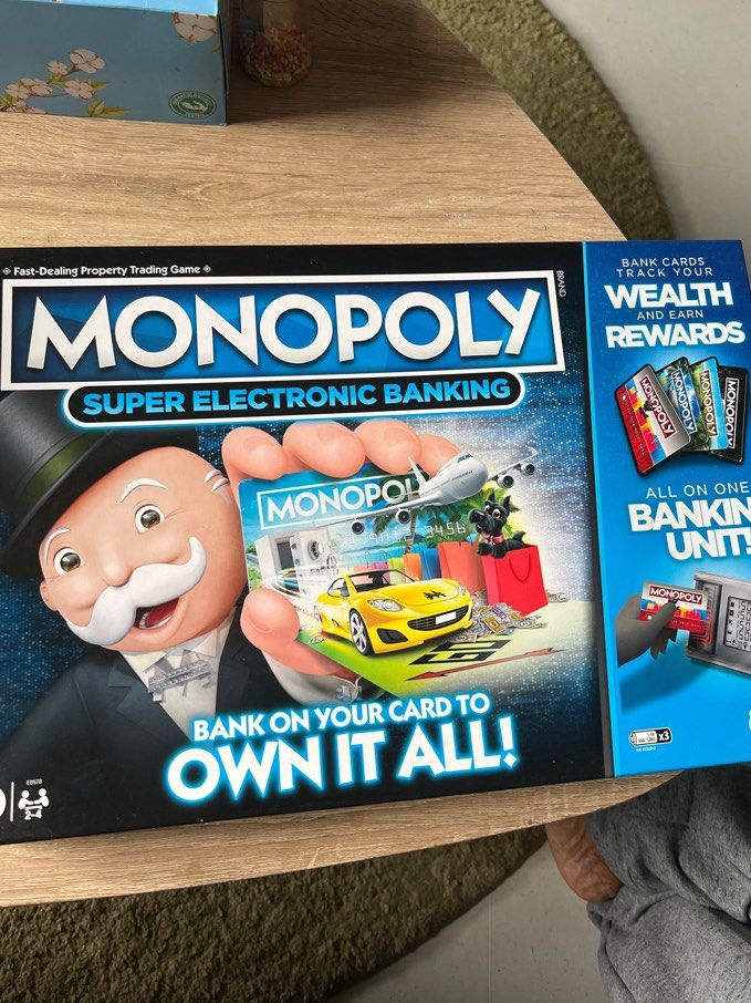 Monopoly super electronic banking, Hobbies & Toys, Toys & Games on ...