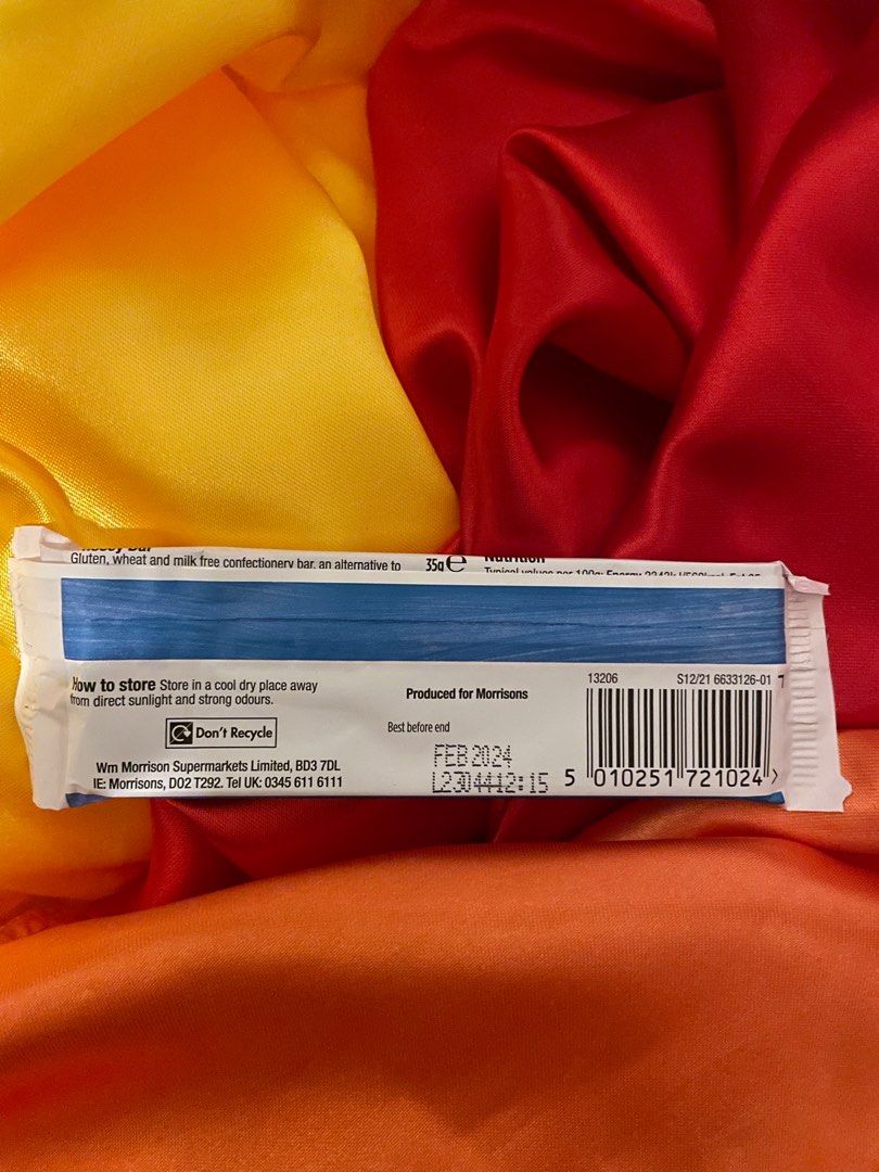 Morrisons Choccy Bar 35g, Food & Drinks, Other Food & Drinks on Carousell