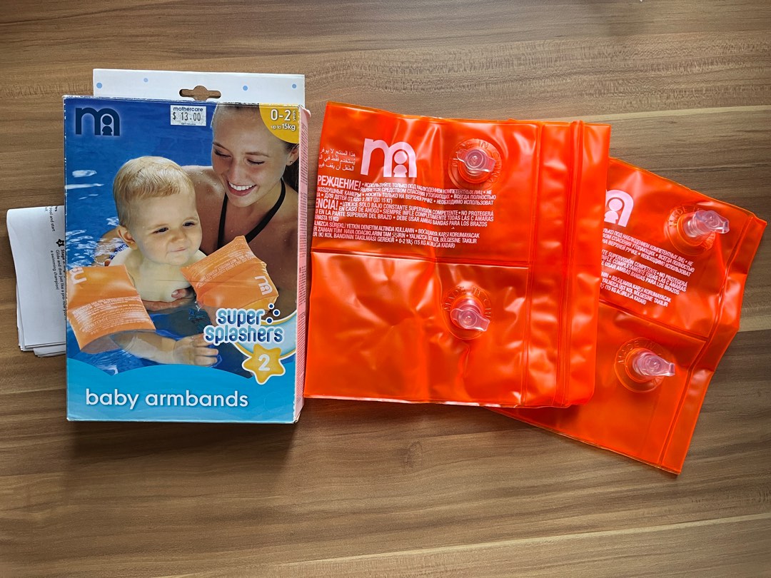 Mothercare baby arm floats, Babies & Kids, Infant Playtime on Carousell