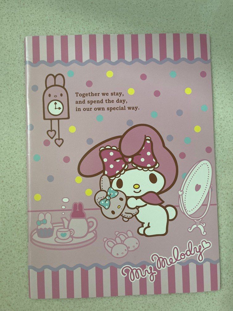 [絕版 全新]Sanrio My Melody Notebook 筆記簿 (100%New), 興趣及遊戲, 手作＆自家設計, 文具 ...