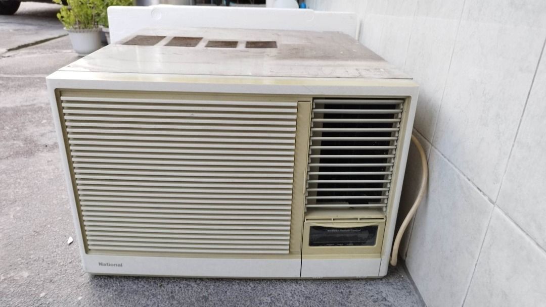 National windows type aircon, TV & Home Appliances, Air Conditioning ...
