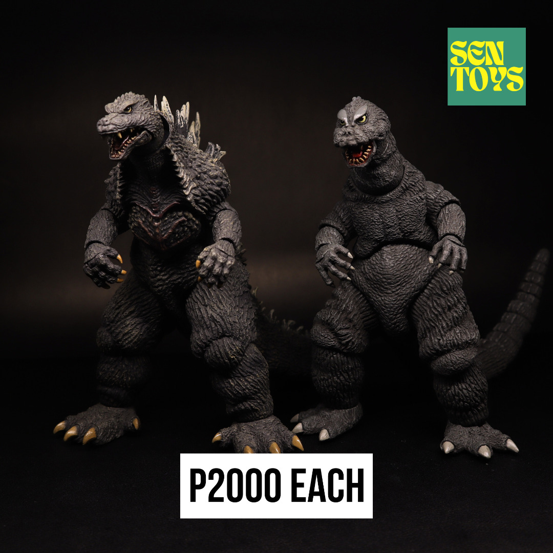 NECA: Godzilla 1964 & 2003 BIB, Hobbies & Toys, Toys & Games on Carousell