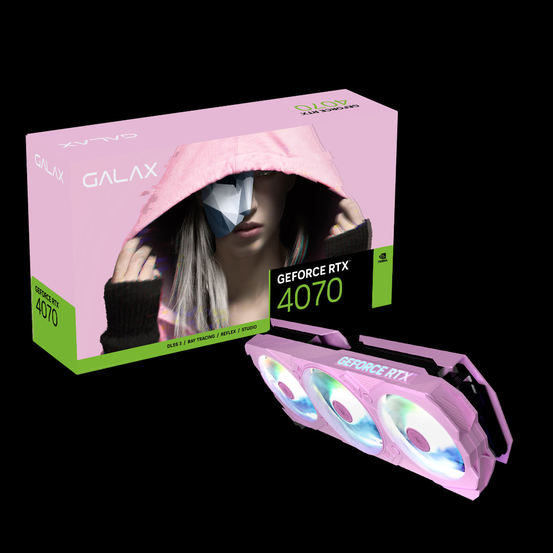[NEW][LIMITED] GALAX RTX 4070 PINK EX Gamer 12GB GDDR6X | NVIDIA GPU ...