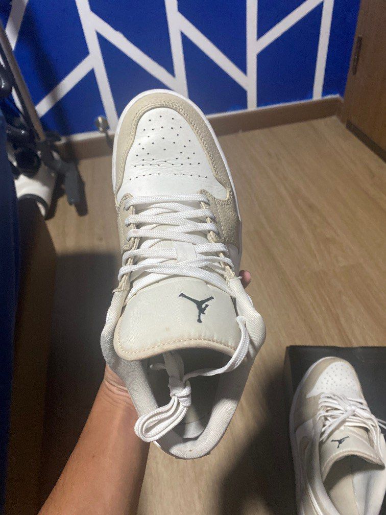 Nike Air Jordan 1 Lows Sail Rattan, Men's Fashion, Footwear, Sneakers ...