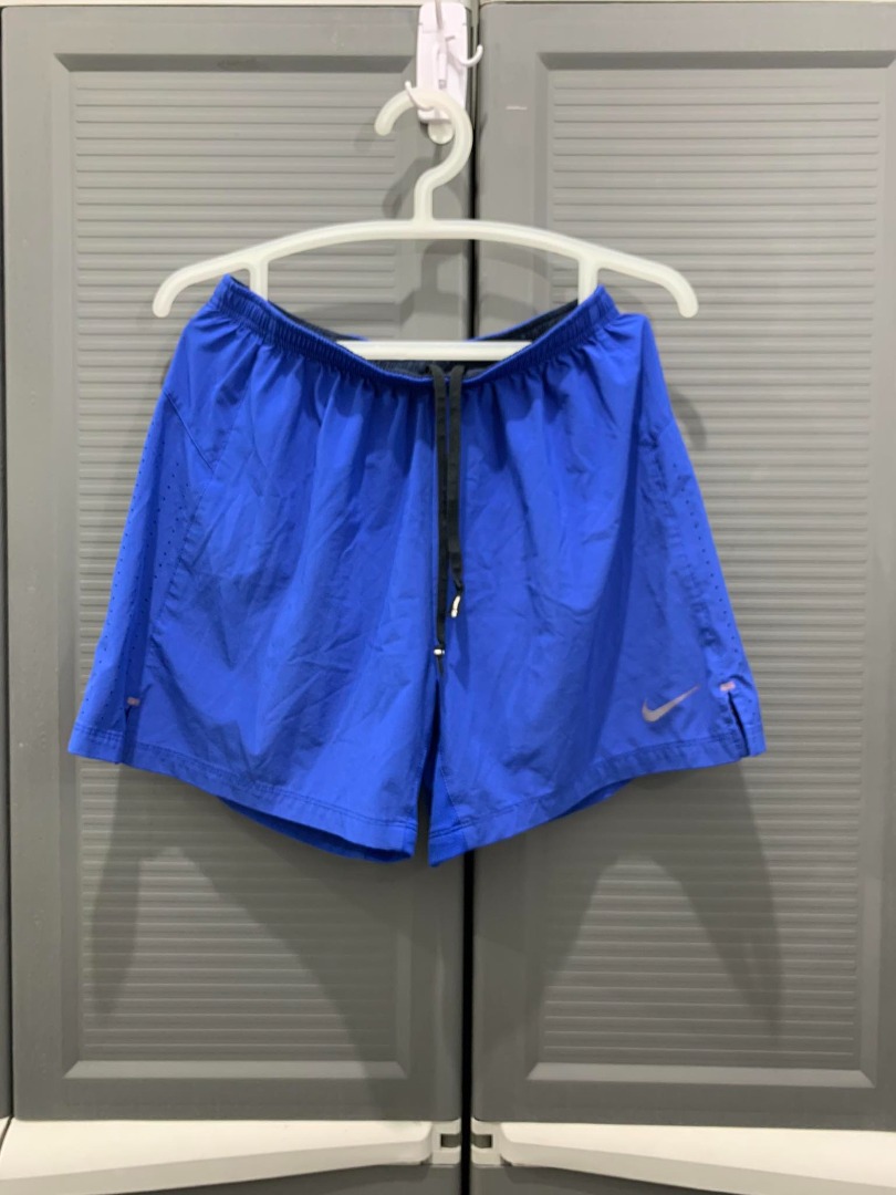 NIKE Dri-Fit Running Shorts Blue on Carousell