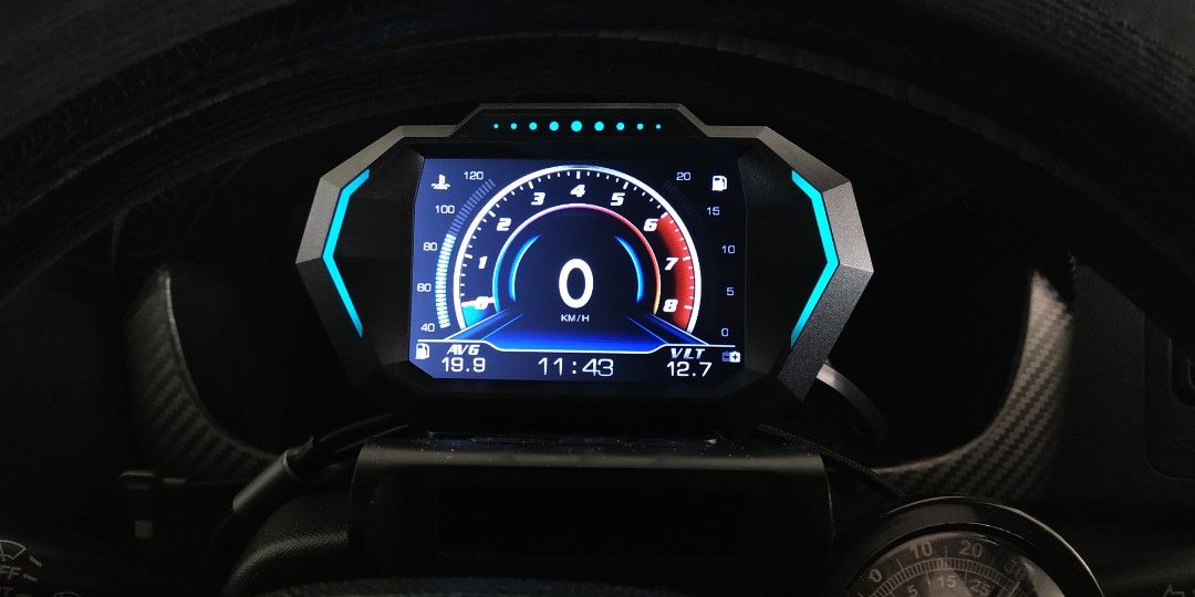 OBD II. GPS HUD LCD Display Meter (Universal), Car Accessories ...