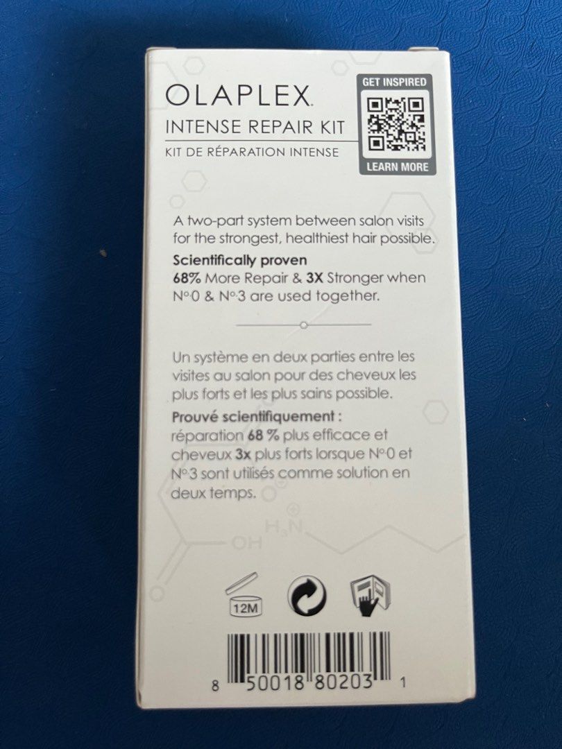 OLAPLEX Intense Repair Kit, Beauty & Personal Care, Hair on Carousell