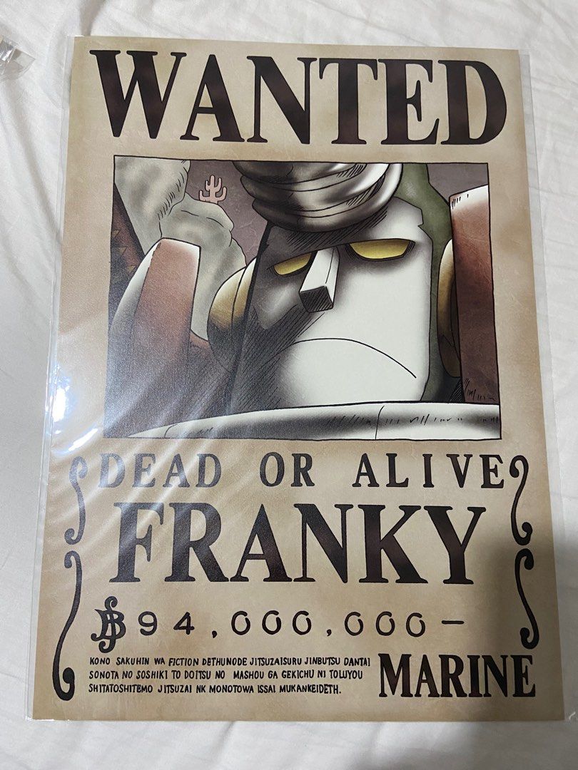 SET One piece crew wanted poster, Hobbies & Toys, Memorabilia ...