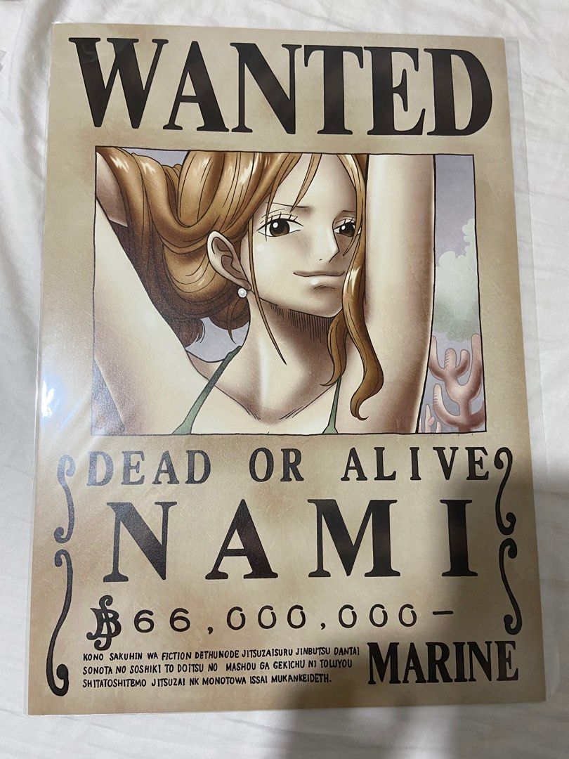 SET One piece crew wanted poster, Hobbies & Toys, Memorabilia ...