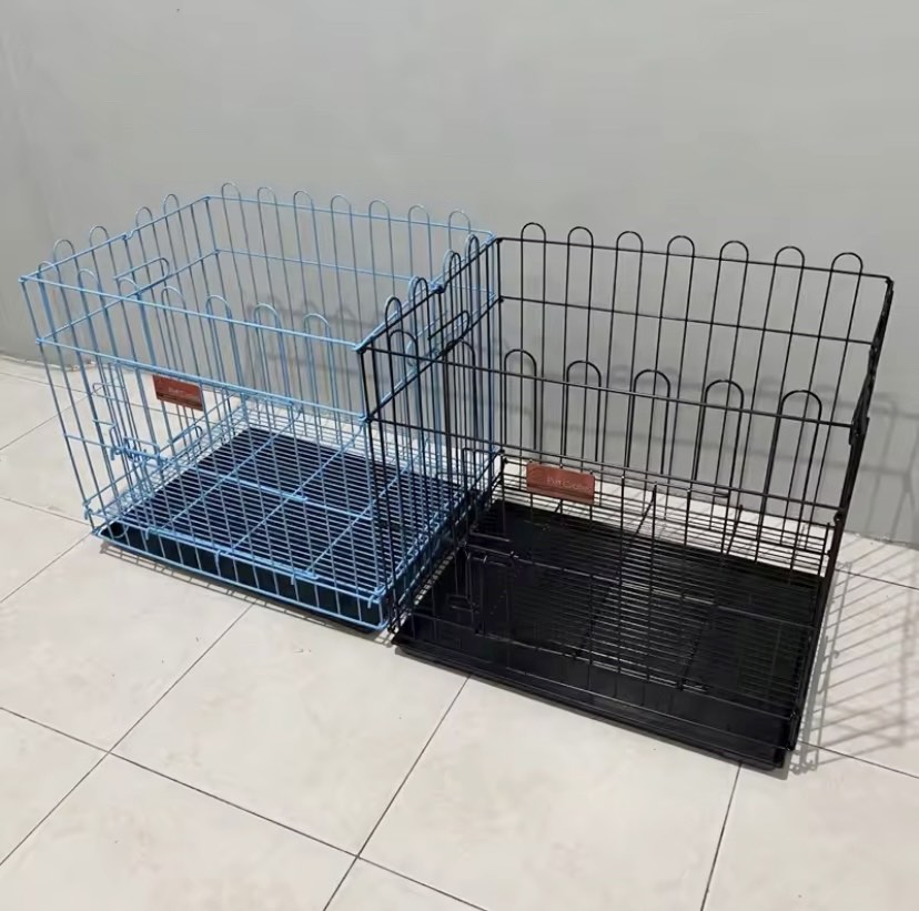 Open Top Black Collapsible Fence Whelping Dog Cage Crib Type Foldable ...