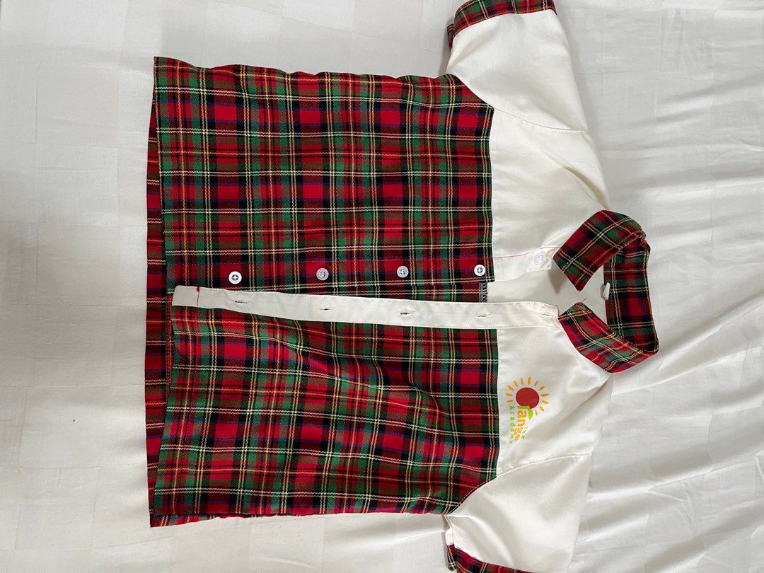 Orange Academy Uniform Set, Babies & Kids, Babies & Kids Fashion on ...