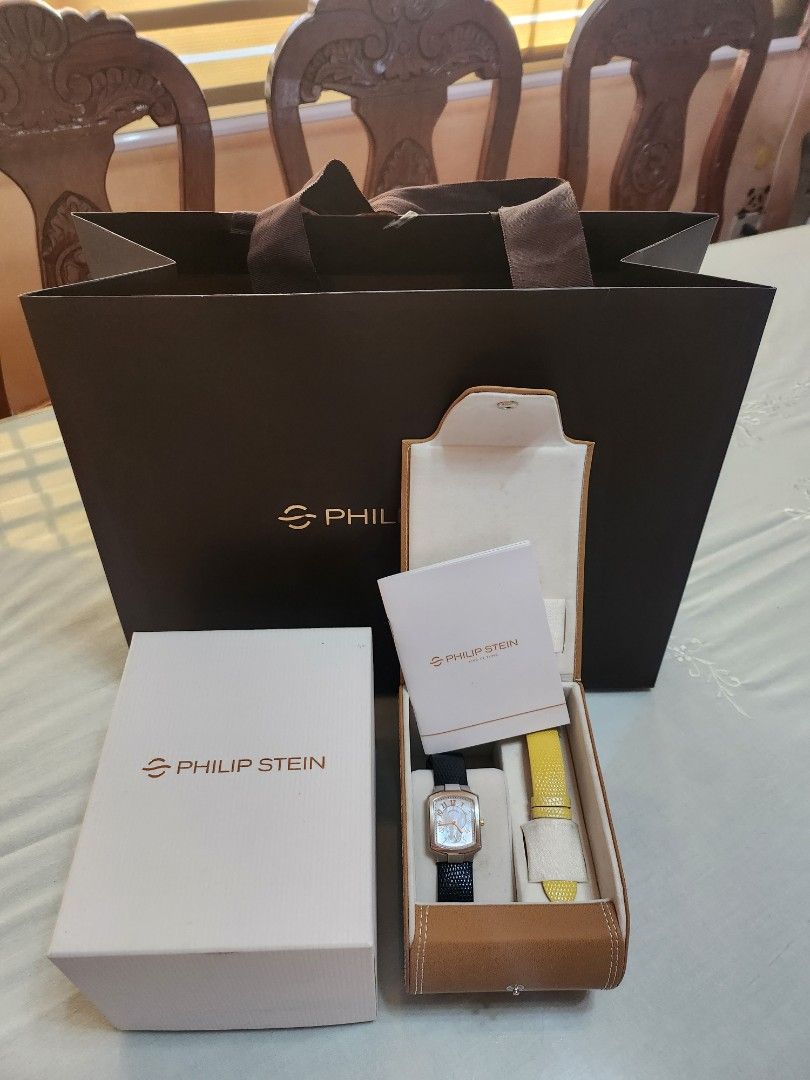 Original Philip Stein Classic Square Watch on Carousell