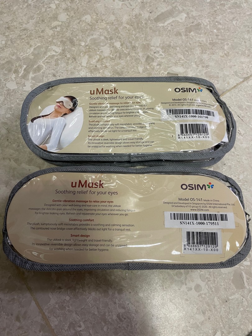 OSIM Umask eyes massager , Health & Nutrition, Massage Devices on Carousell