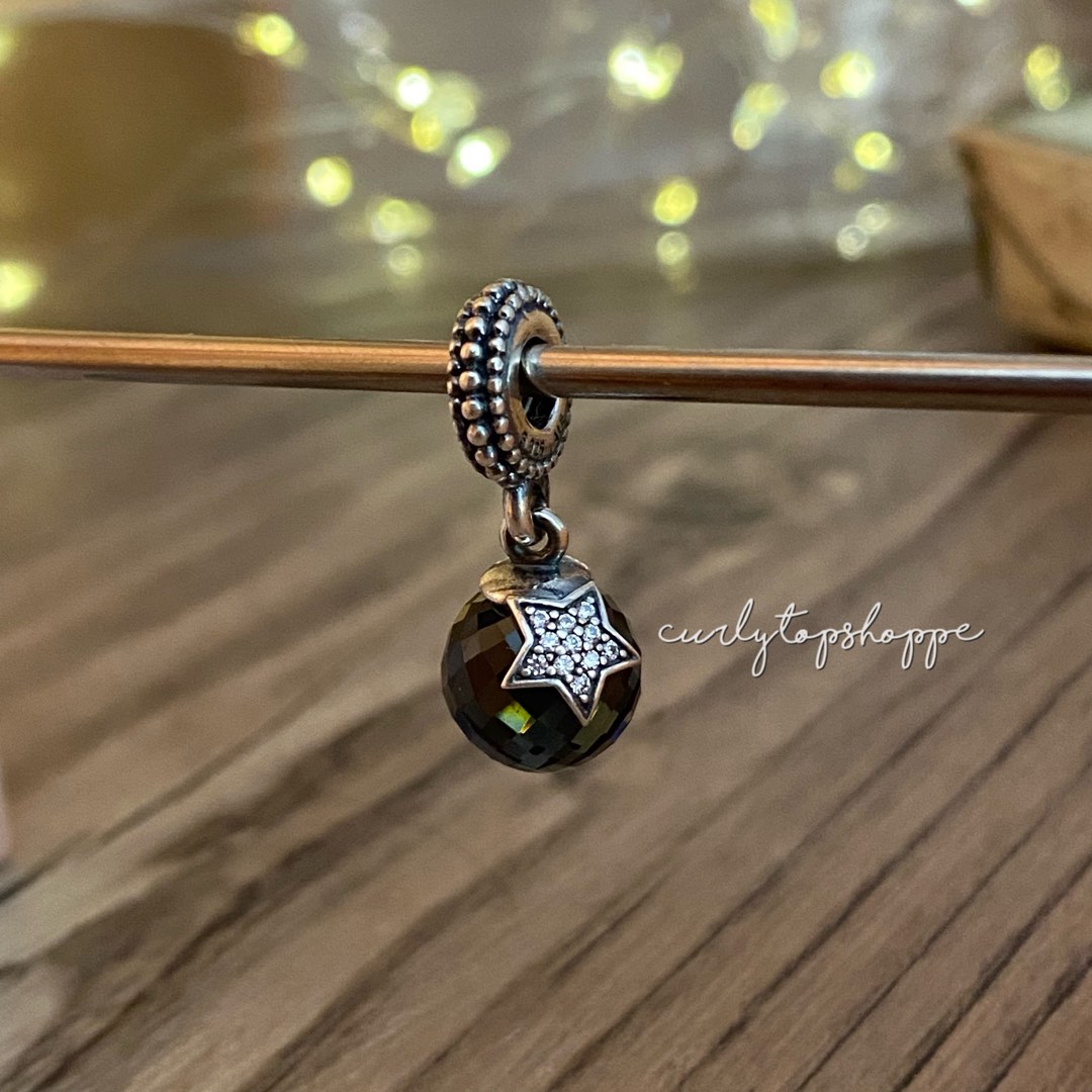 Pandora Midnight Blue Moon and Star Dangle Charm on Carousell