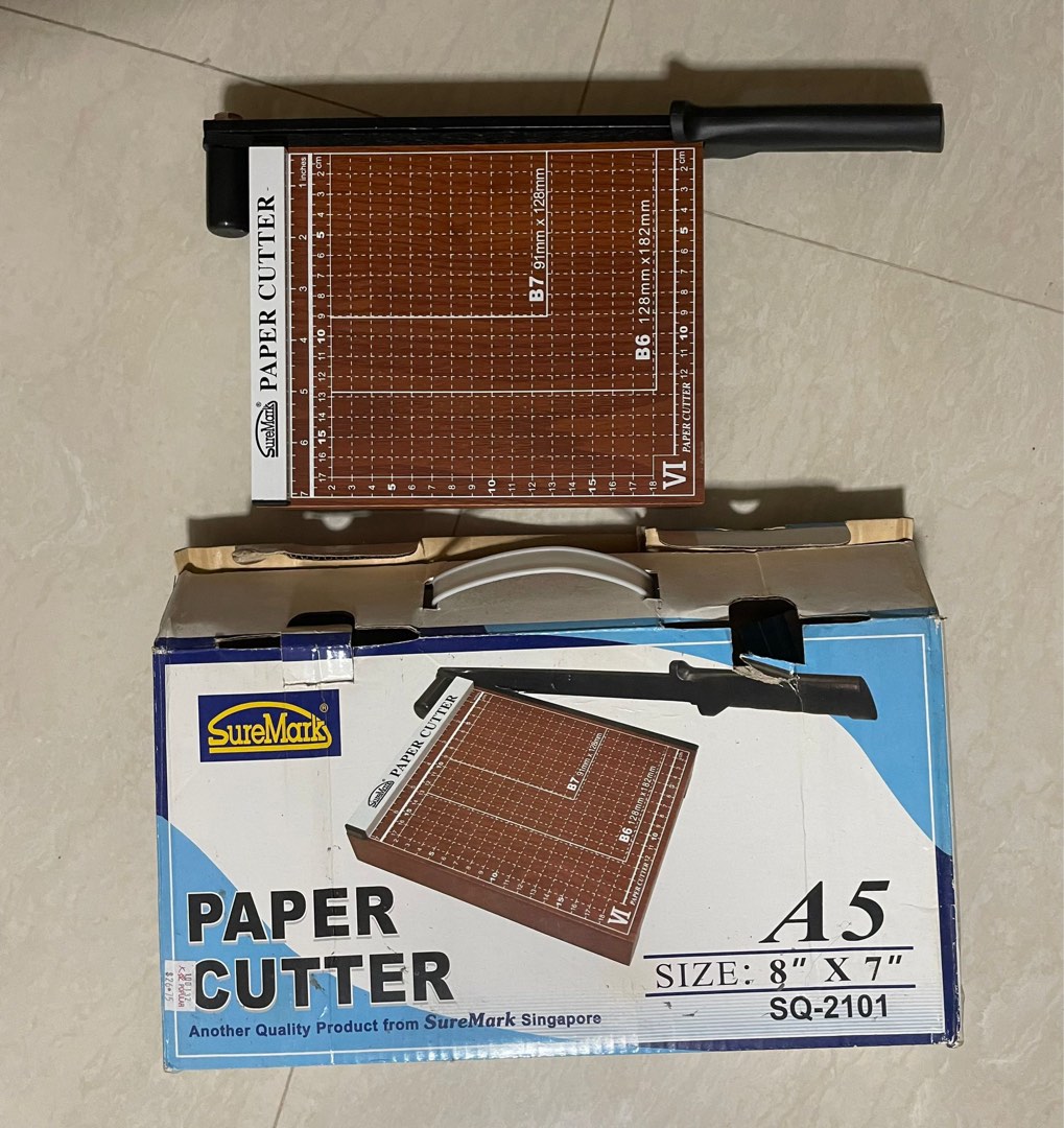 Paper cutter A5, Hobbies & Toys, Stationery & Craft, Craft Supplies ...