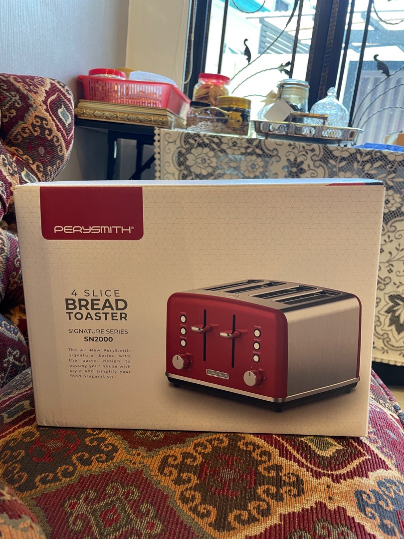 Perysmith 4 Slice Bread Toaster, TV & Home Appliances, Kitchen ...