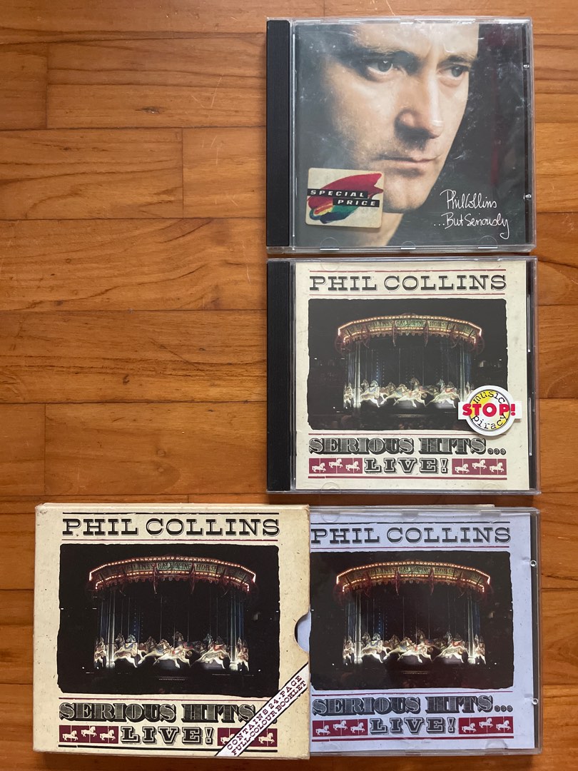 Phil Colins But Seriously / Serious Hits Live CD, Hobbies & Toys, Music ...