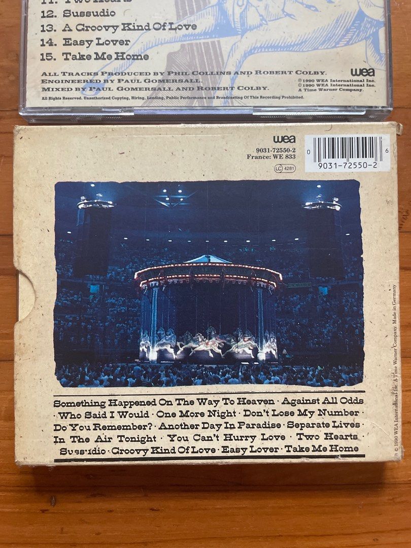 Phil Colins But Seriously / Serious Hits Live CD, Hobbies & Toys, Music ...
