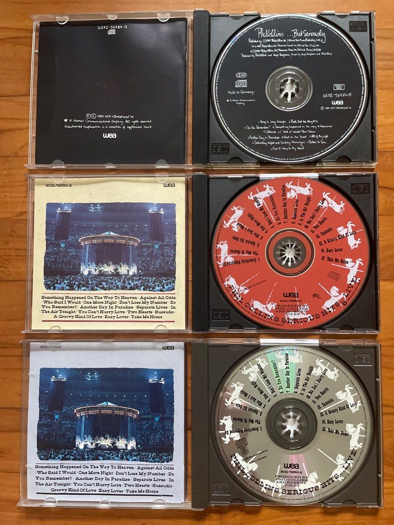 Phil Colins But Seriously / Serious Hits Live CD, Hobbies & Toys, Music ...