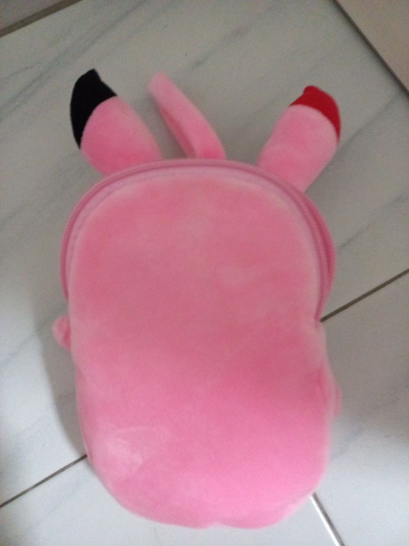 Pink pikachu bag, Hobbies & Toys, Toys & Games on Carousell