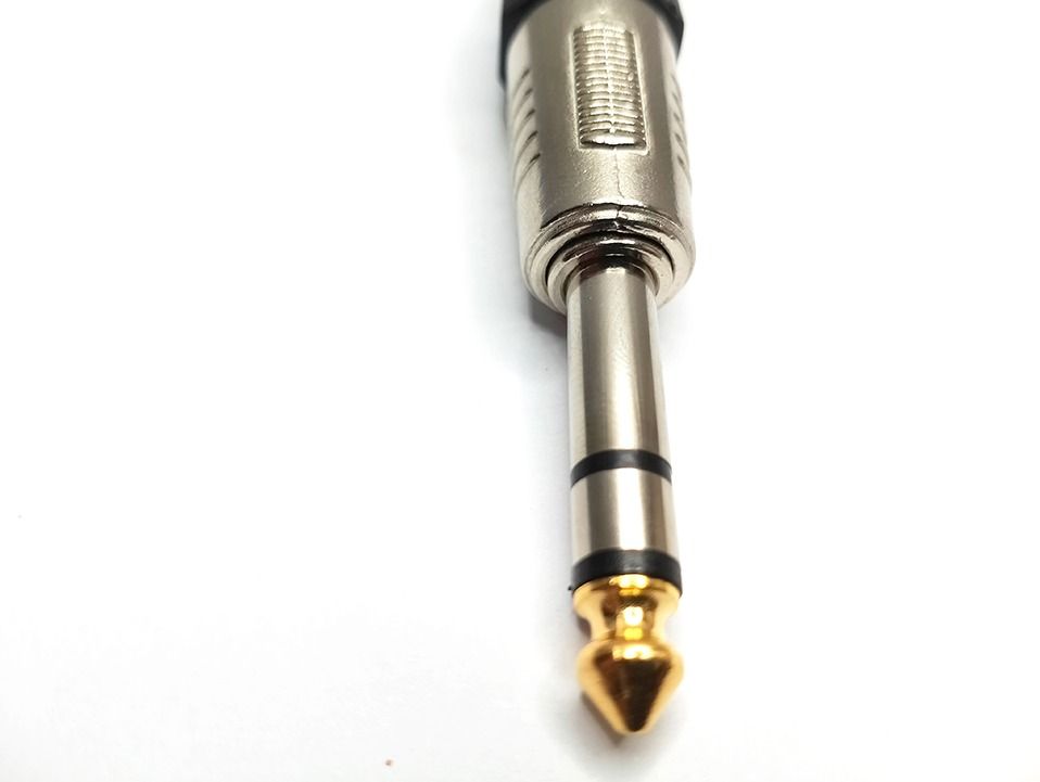 PL55 6.35mm (1/4) MALE STEREO TRS, SOLDER TYPE PLUG LIGHT STRAIGHT ...