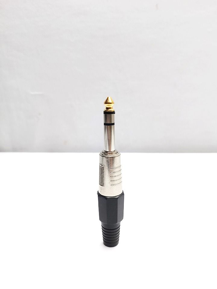 PL55 6.35mm (1/4) MALE STEREO TRS, SOLDER TYPE PLUG LIGHT STRAIGHT ...