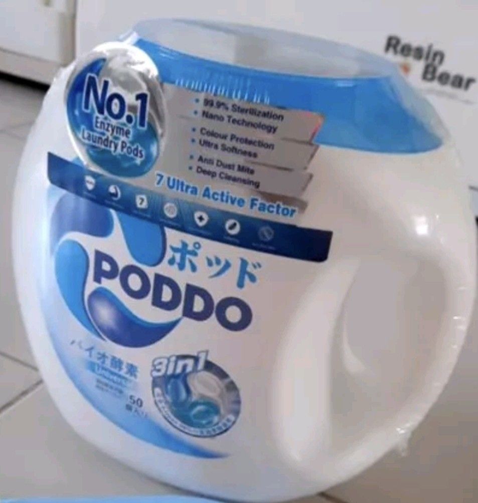 Poddo Bio-Enzyme Laundry Pods, Furniture & Home Living, Cleaning ...