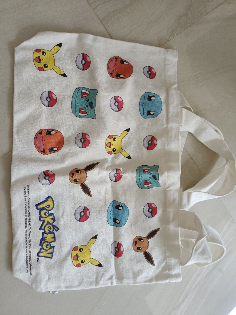 Pokemon totebag, Women's Fashion, Bags & Wallets, Tote Bags on Carousell