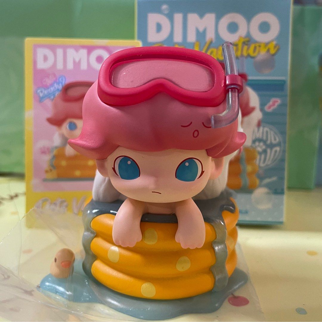 Pop mart x Dimoo Pets Vacation 盲盒 封面款 - 狗狗陪浴員 Puppy Bather, 興趣及遊戲, 玩具 ...