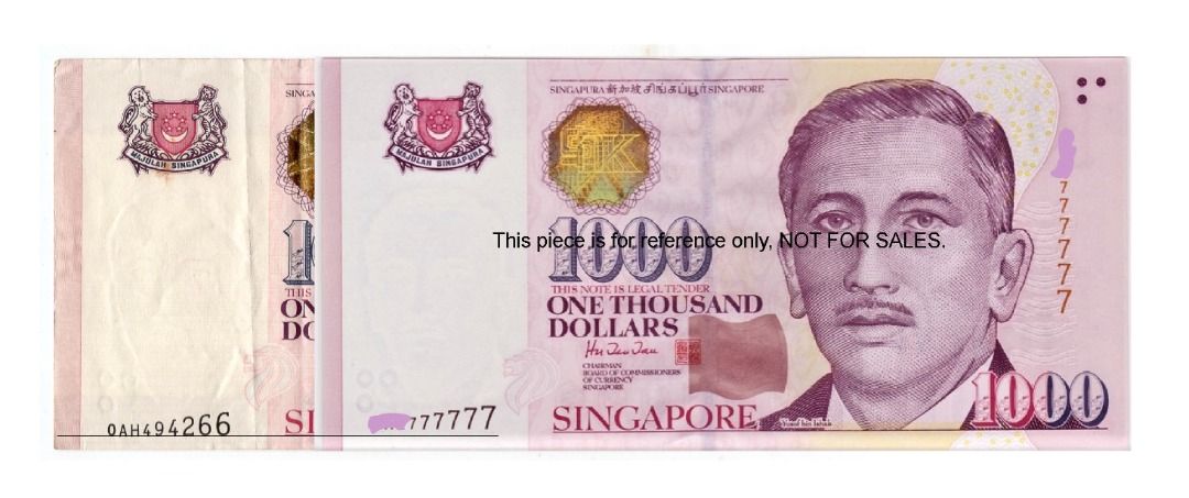 Portrait Series $1000 Banknote 494266 "Alignment Error", Hobbies & Toys ...