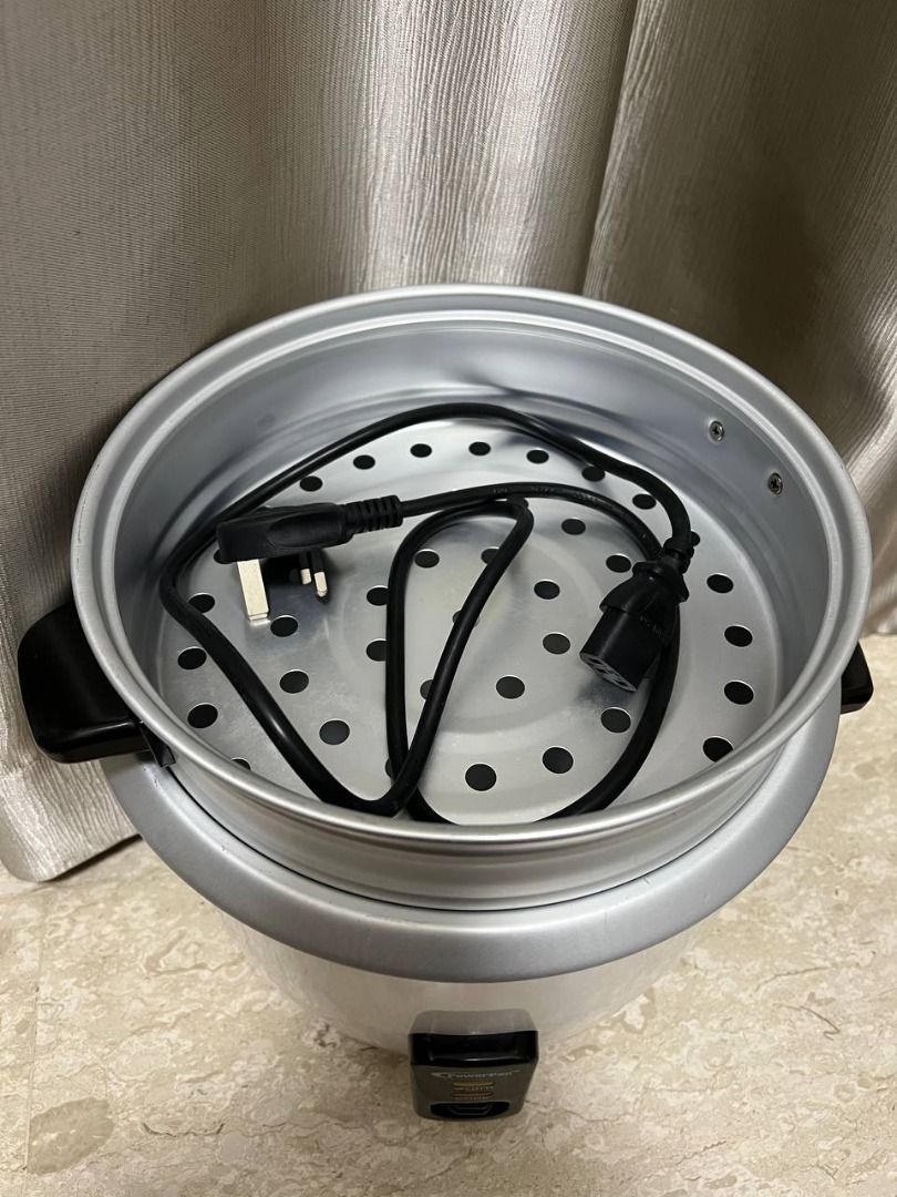 PowerPac PPRC8 Electric Rice Cooker 1.8 Litre with Steamer and ...