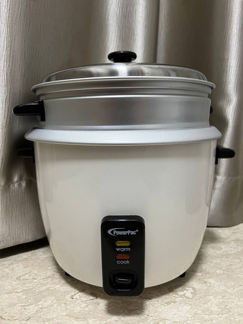 PowerPac PPRC8 Electric Rice Cooker 1.8 Litre with Steamer and ...