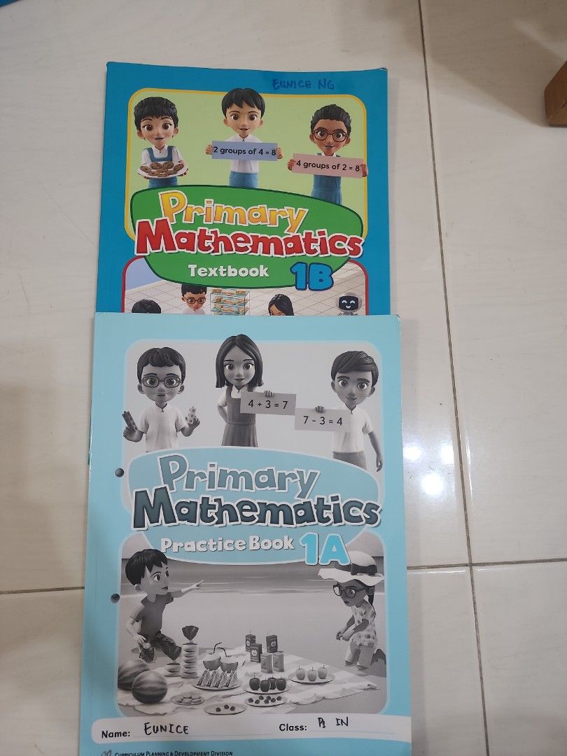 Primary 1 -p1 math textbook, Hobbies & Toys, Books & Magazines ...