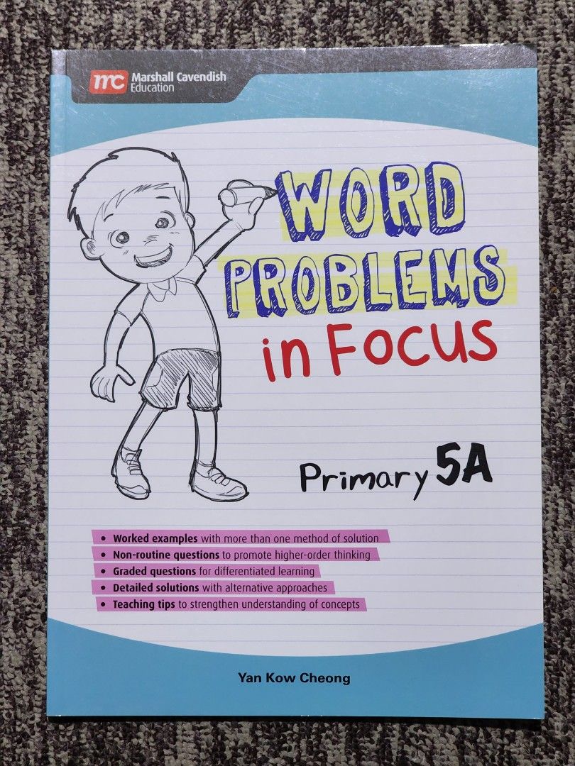 Primary 5A Word Problems in Focus Marshall Cavendish Mathematics, Hobbies & Toys, Books ...