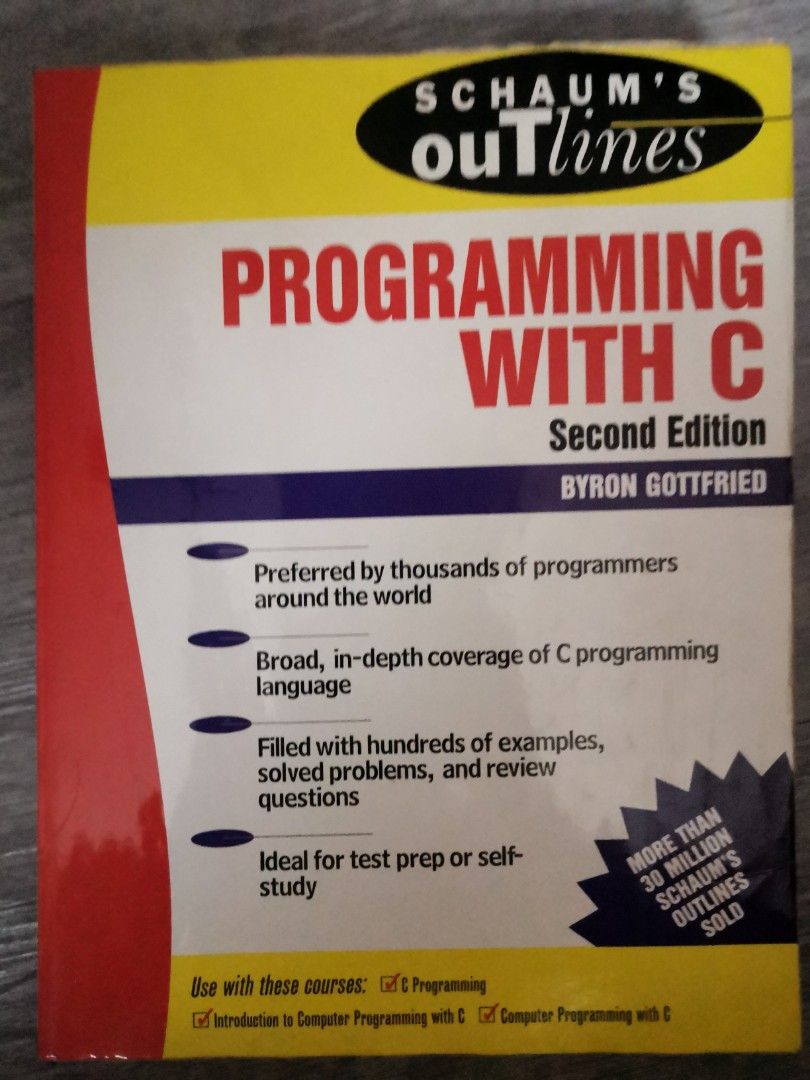 Programming with C, Hobbies & Toys, Books & Magazines, Children's Books on Carousell