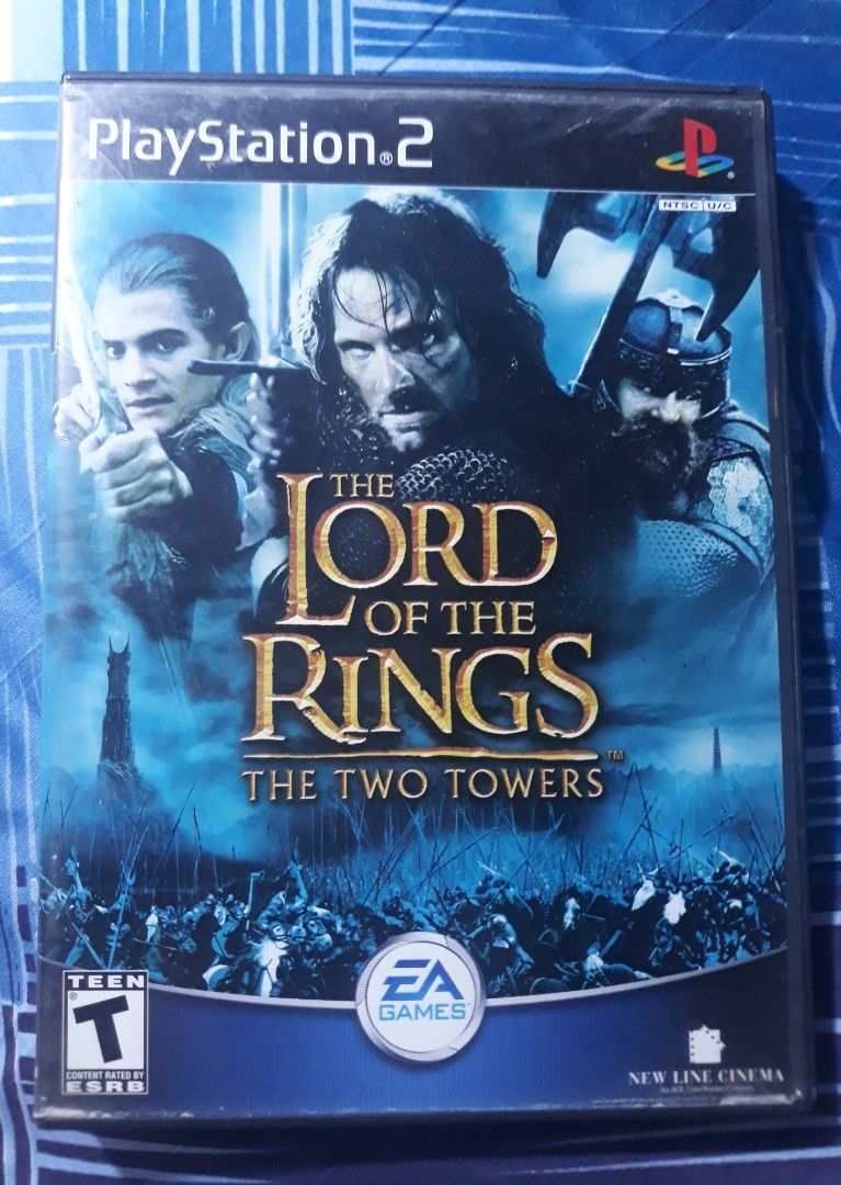 PS2 The Lord Of The Rings The Two Towers (CIB) NTSC-U/C Original ...