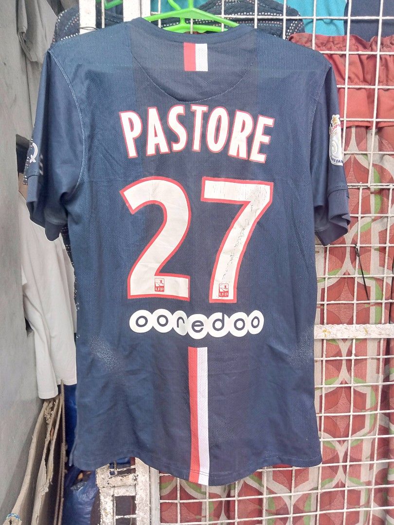 PSG x Pastore 2014-15 Home Kit on Carousell