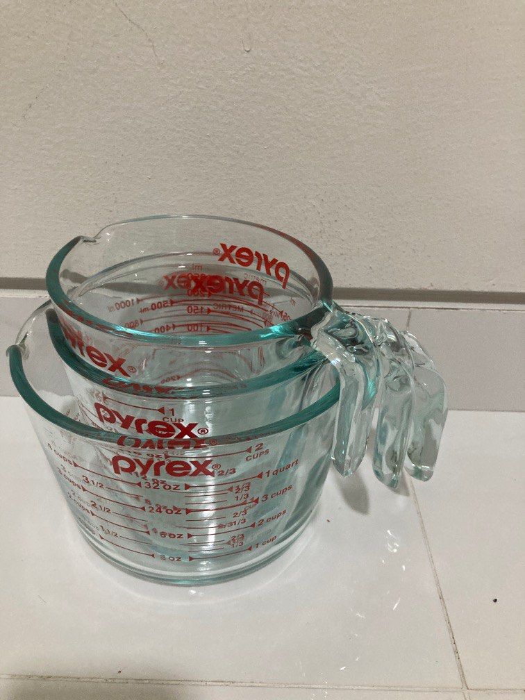 Pyrex Measuring Cup 1 set, Furniture & Home Living, Kitchenware ...