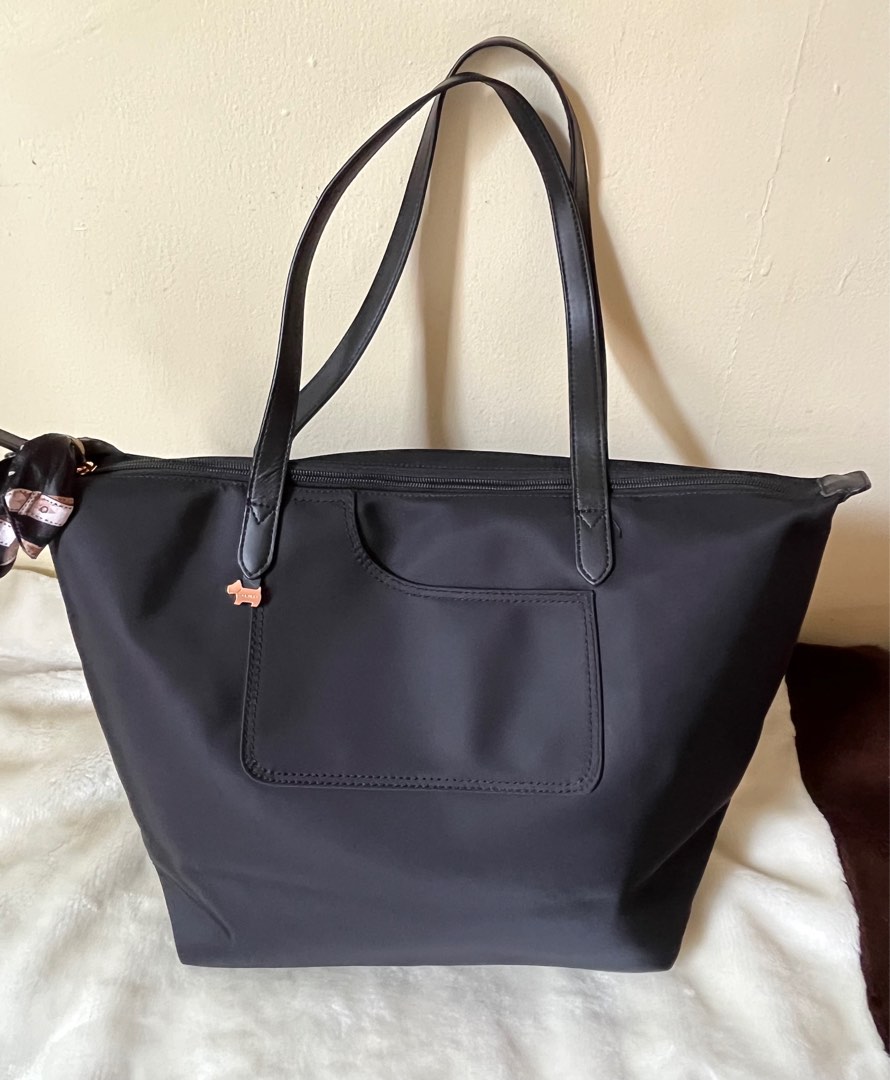 Radley London Black Nylon/Leather Tote Bag on Carousell