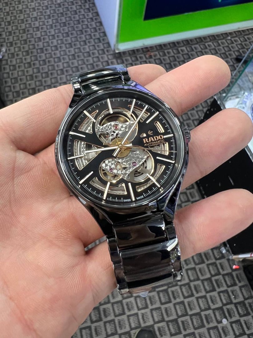 RADO TRUE SWISS MADE OPEN HEART AUTOMATIC CERAMIC R27100162, Men's ...
