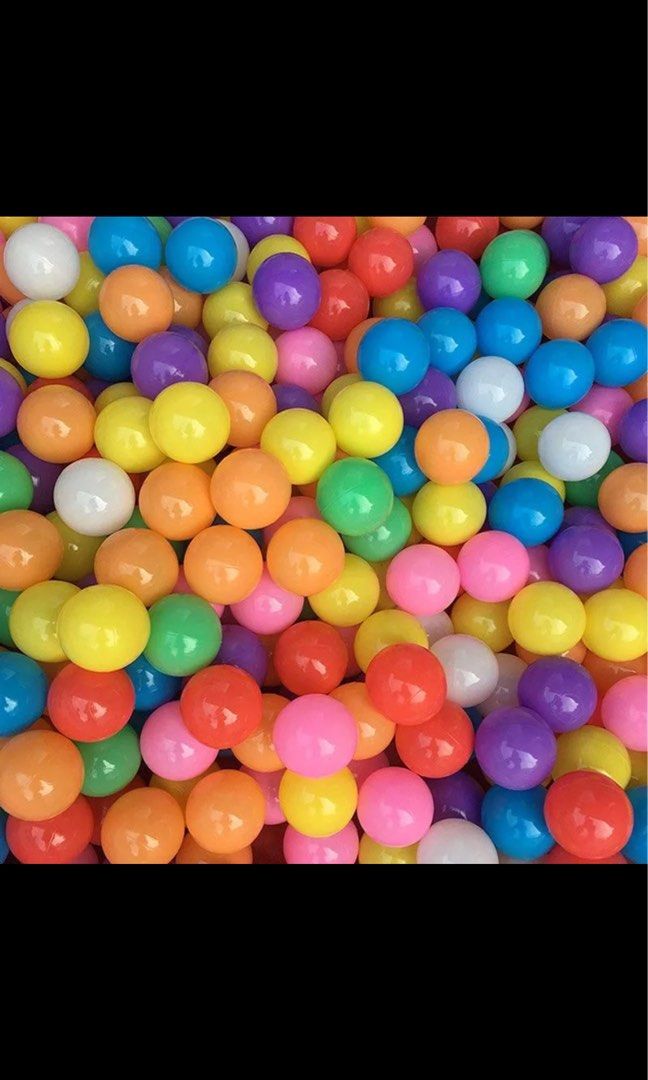 Rainbow Ball Pit Balls - 600 Pieces, Babies & Kids, Infant Playtime on ...