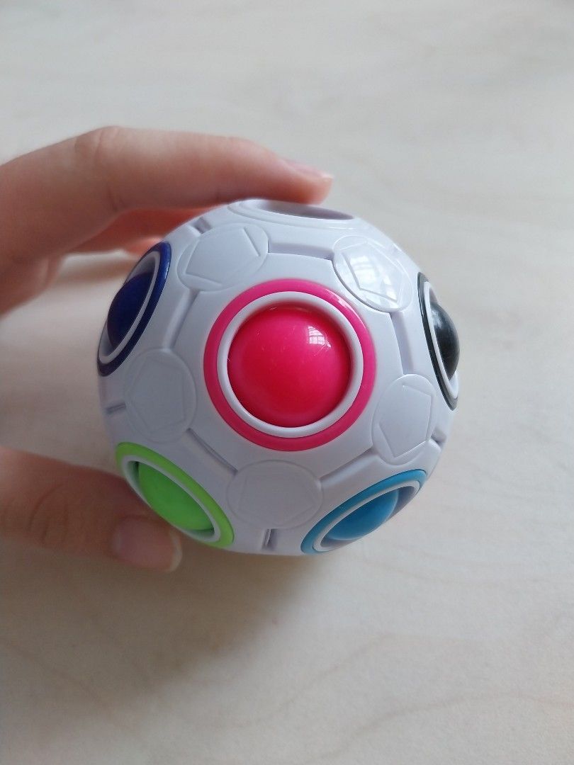 Rainbow magic ball fidget toy, Hobbies & Toys, Toys & Games on Carousell