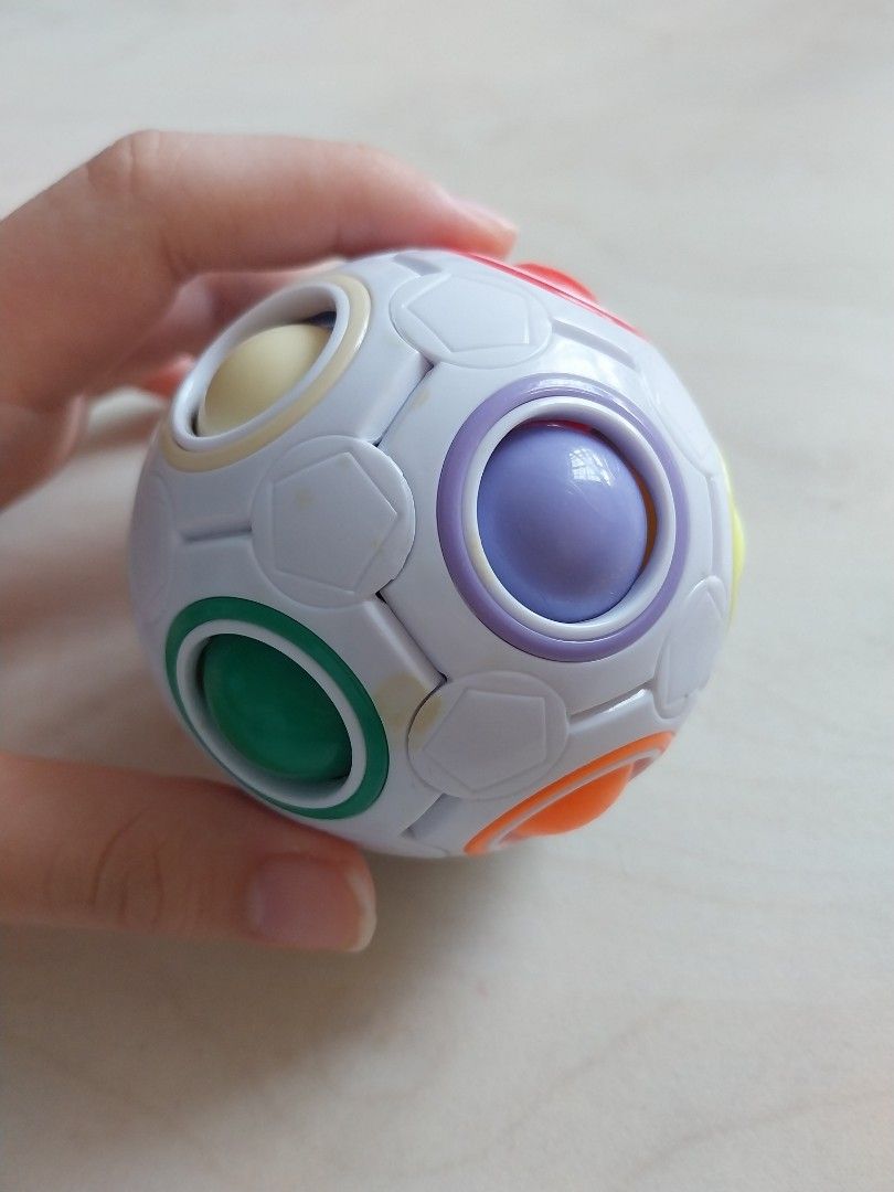 Rainbow magic ball fidget toy, Hobbies & Toys, Toys & Games on Carousell