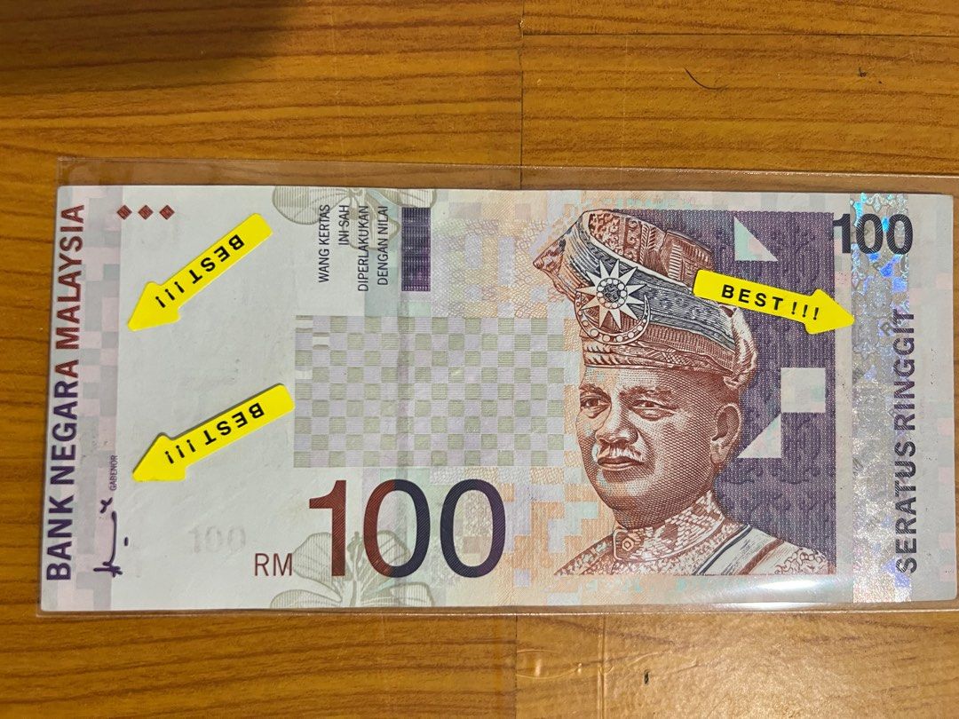 Rare Malaysia RM100 100 Ringgit 8th Series Banknote Alignment printing Error,, Hobbies & Toys ...